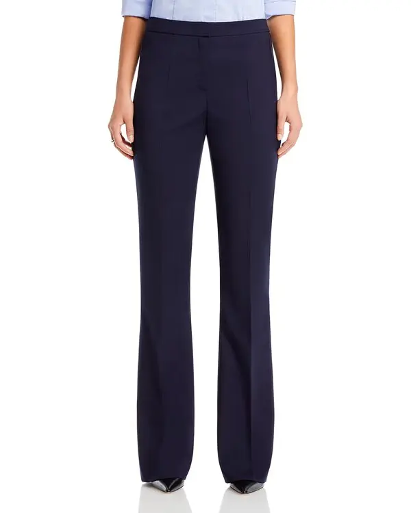 BOSS Tuleah Bootcut Trousers - Navy