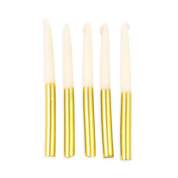 MACKENZIE-CHILDS Hanukkah Candle Set In Gold - No Color
