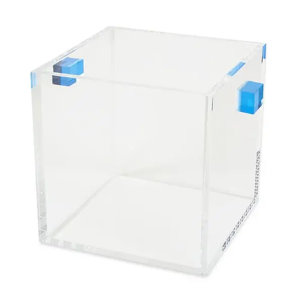 TIZO Clear Wine Cooler With Blue Handles - No Color