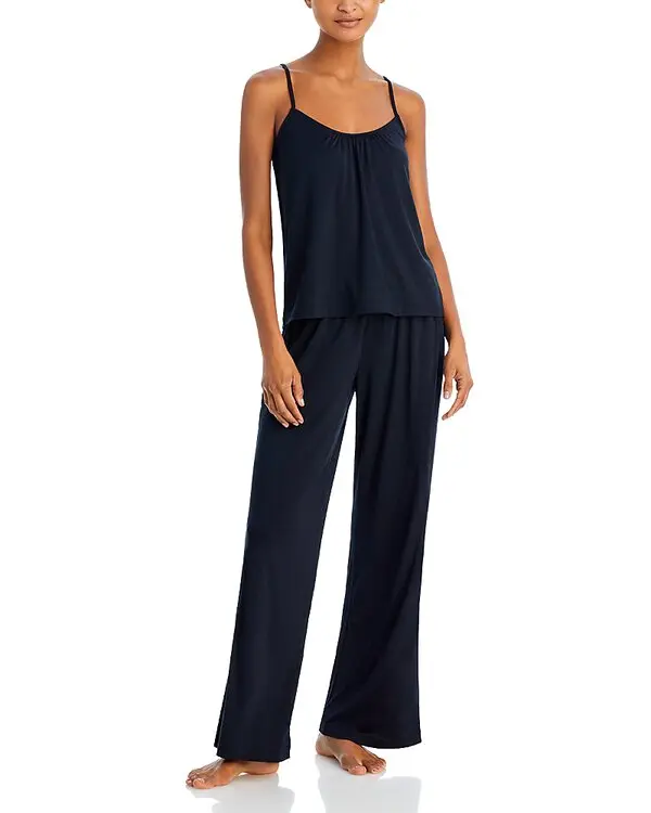 Eberjey Gisele Cami & Pant Pajama Set - Black