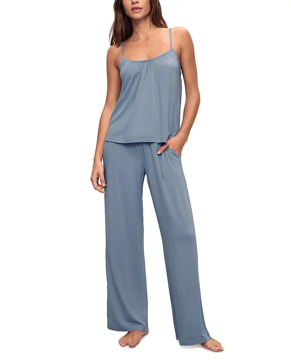 Eberjey Gisele Cami & Pant Pajama Set - Faded Denim