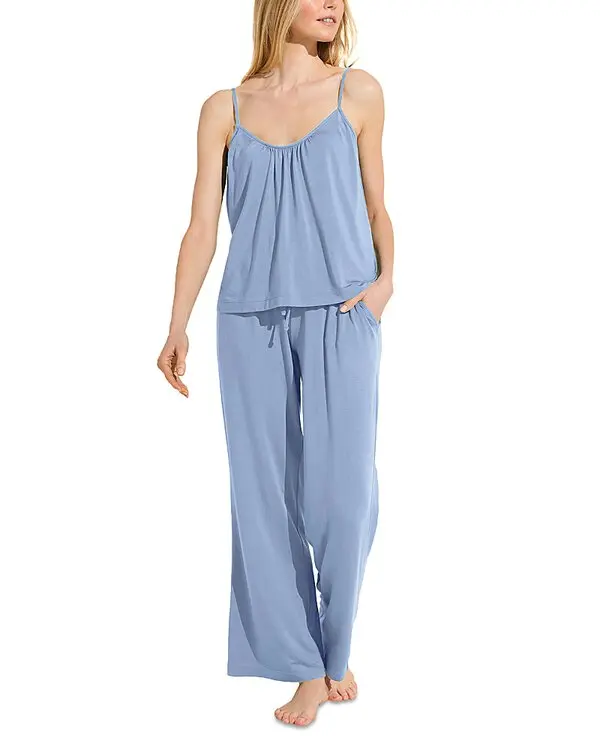 Eberjey Gisele Cami & Pant Pajama Set - Wedgewood