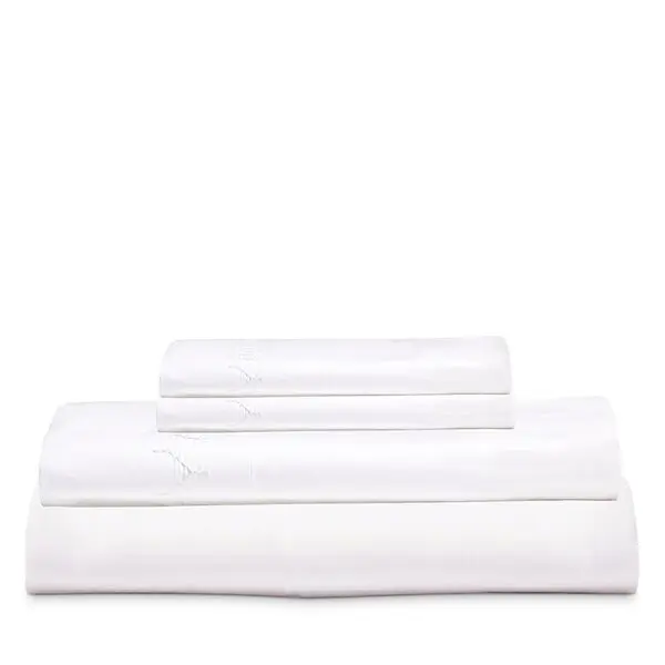 JOHN ROBSHAW Stitch Sheet Set, Queen - White