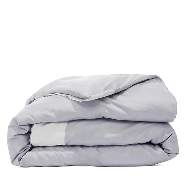 Frette Flying Sateen Duvet Cover, King Exclusive - Light Azure/milk