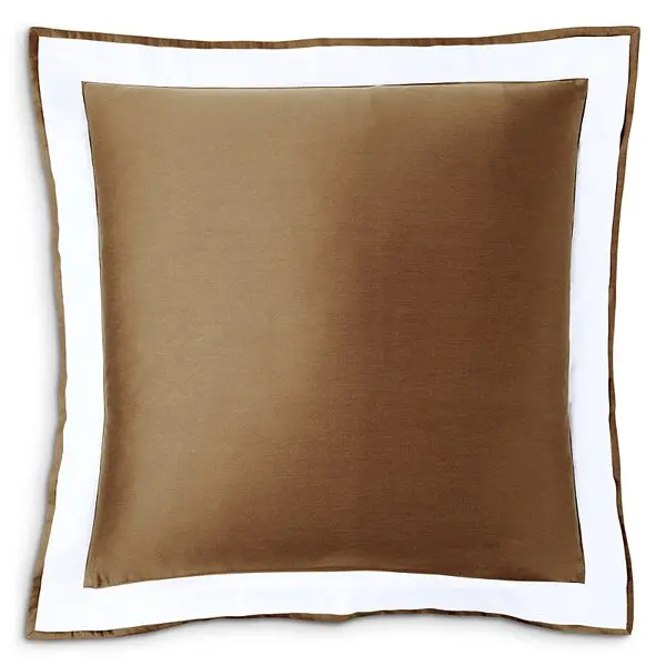 Frette Flying Sateen Euro Sham Exclusive - Hazelnut/milk