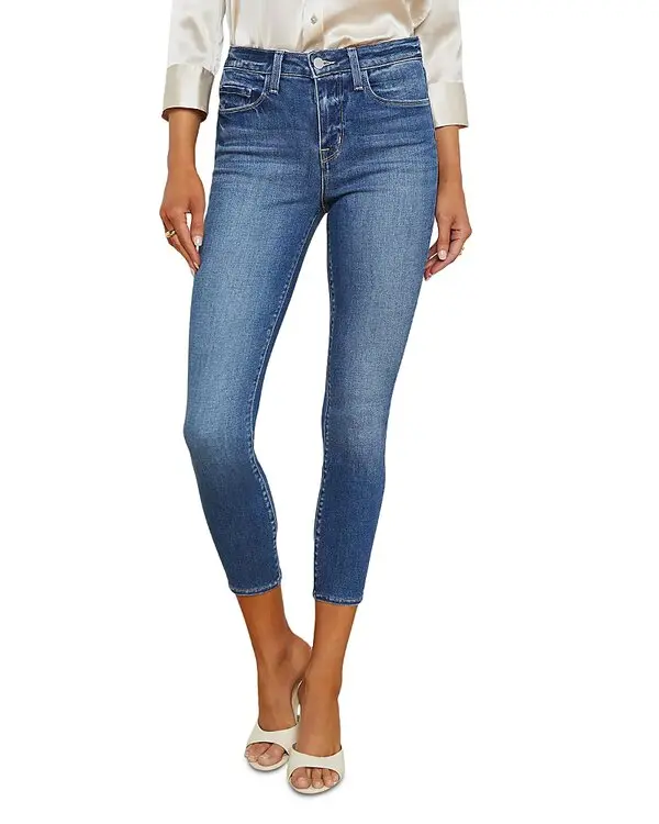 L'Agence Margot High-rise Cropped Skinny Jeans