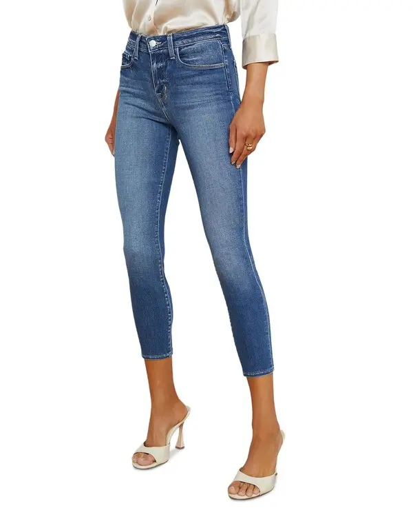 L'Agence Margot High-rise Cropped Skinny Jeans