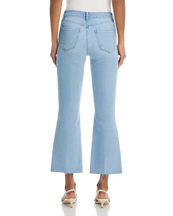 L'Agence Kendra Mid-rise Cropped Flare Jeans