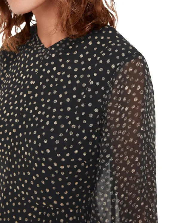 Whistles Speckled Polka Dot Dress