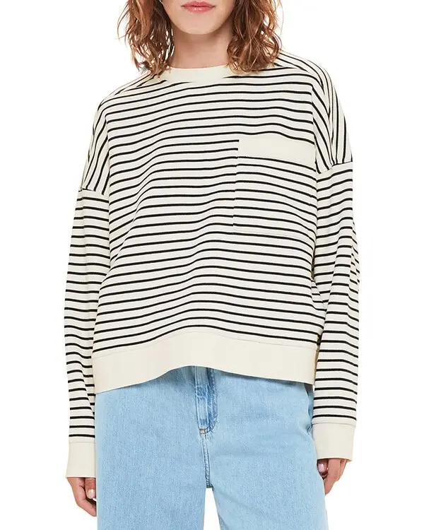 Whistles Patch Pocket Sweatshirt