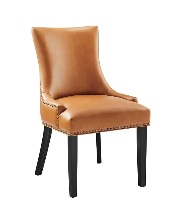 MODWAY Marquis Faux Leather Dining Chair - Tan
