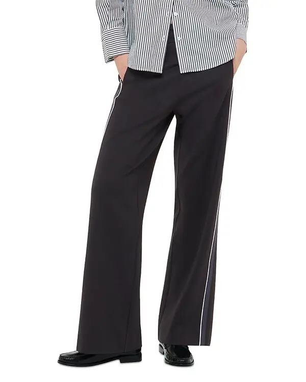 Whistles Edie Striped Straight Leg Pants