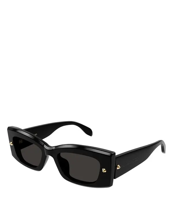 Alexander McQueen Eyewear cat-eye spiked-stud sunglasses Black/Gold OS Women main image 3