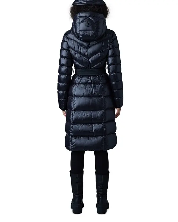 Mackage Coralia Hooded Down Puffer Coat - Black
