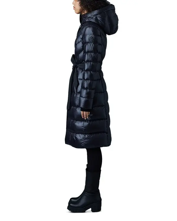 Mackage Coralia Hooded Down Puffer Coat - Black