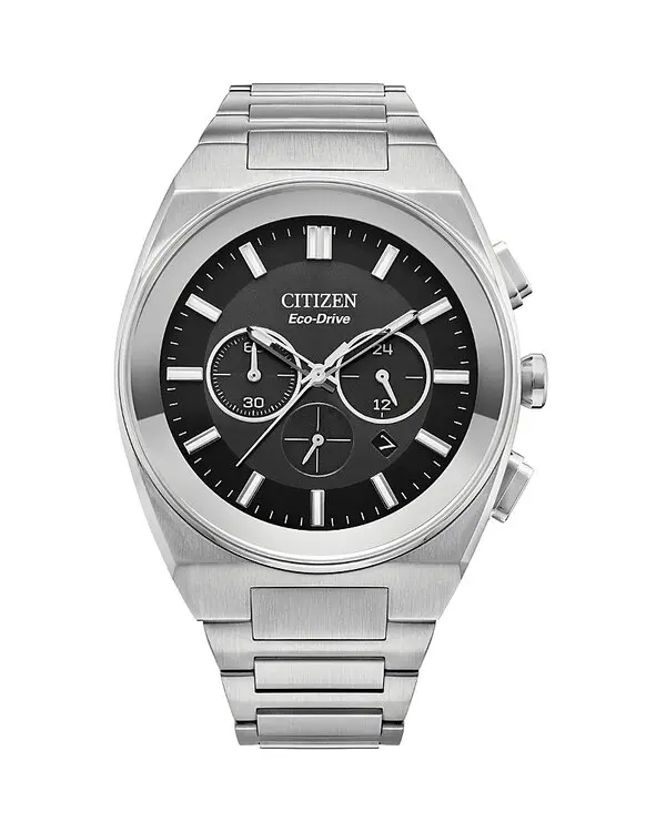Citizen Eco-drive Modern Axiom Chronograph 43mm - Black/silver