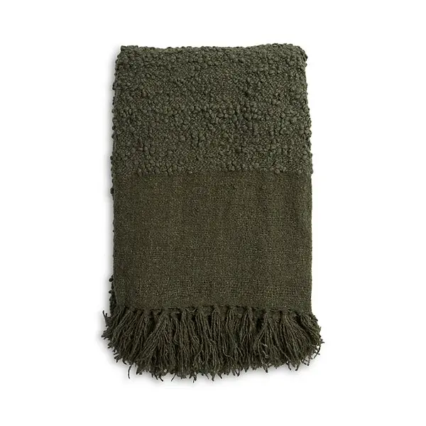 POM POM AT HOME Murphy Throw - Moss