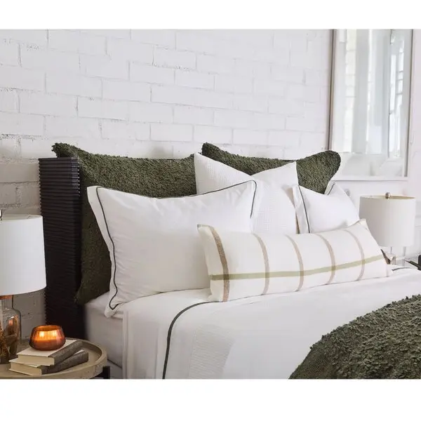 POM POM AT HOME Murphy Throw - Moss