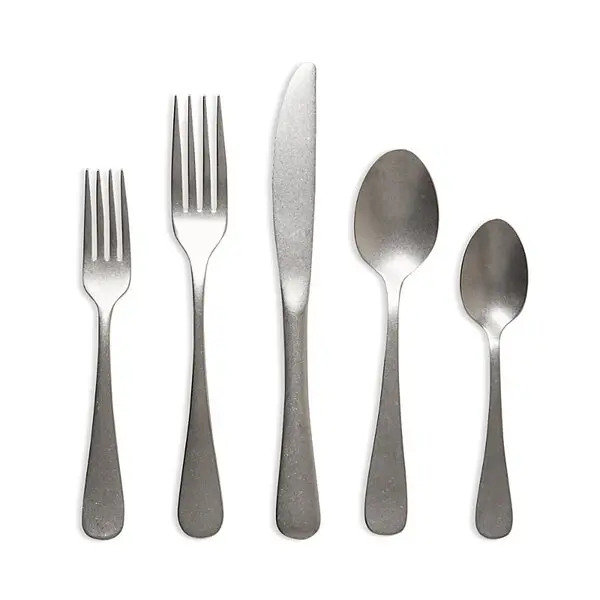 FARMHOUSE POTTERY Woodstock Flatware 5-piece Place Setting - Silver