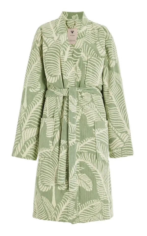 Oas Cotton Terry Bath Robe S/m