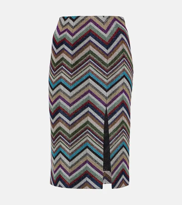 Missoni Zig Zag Wool-blend Pencil Skirt