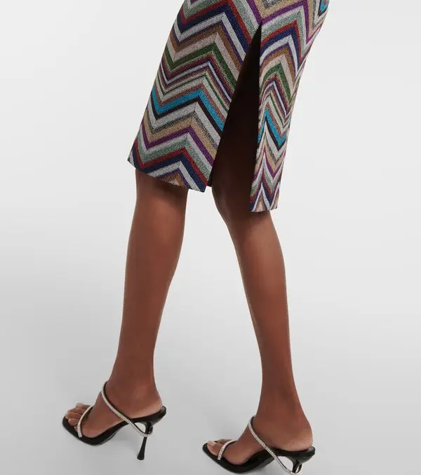 Missoni Zig Zag Wool-blend Pencil Skirt