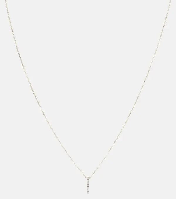 Mateo 14kt La Barre Diamond Necklace - Gold