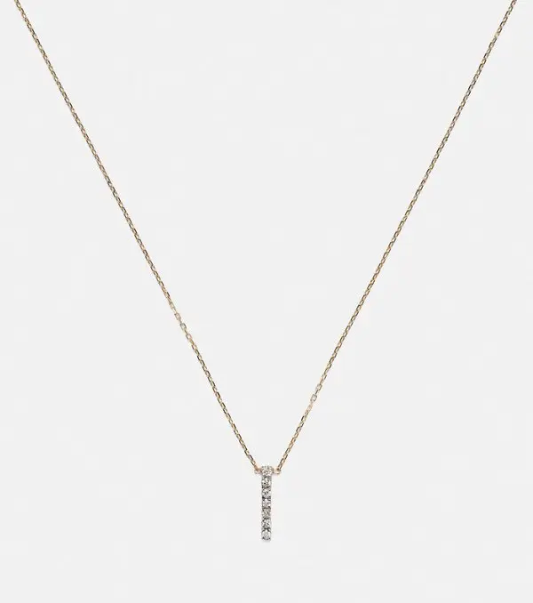 Mateo 14kt Yellow Diamond Bar Necklace