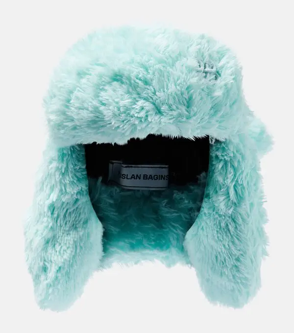Ruslan Baginskiy Faux Fur Trapper Hat - Blue