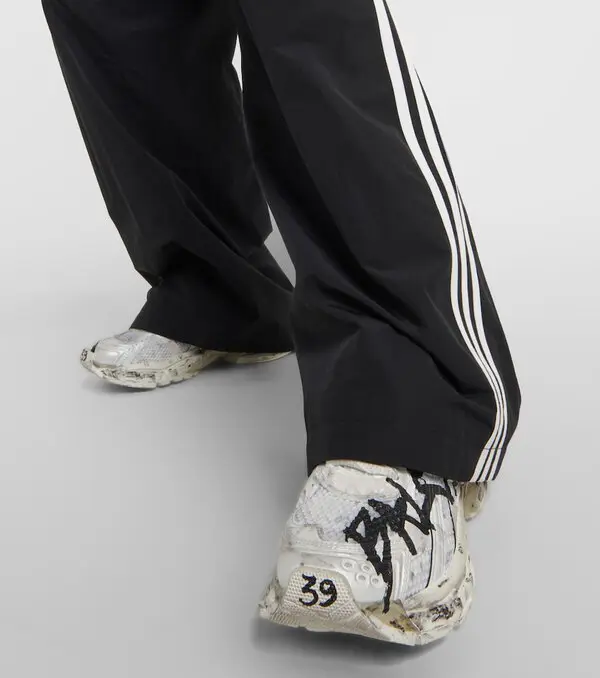 Balenciaga Runner Graffiti Leather Sneakers