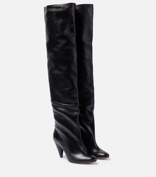 Proenza Schouler Cone Leather Over-the-knee Boots