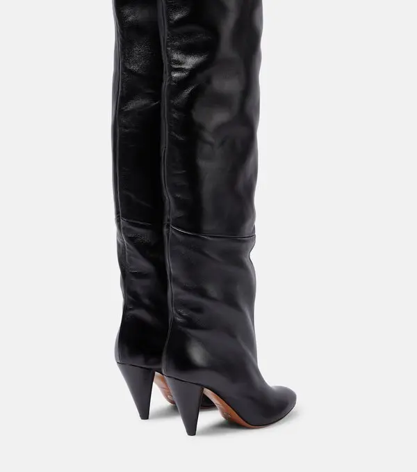 Proenza Schouler Cone Leather Over-the-knee Boots