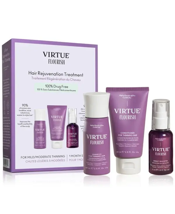 VIRTUE 3-pc. Trial-size Hair Rejuvenation Treatment Set - No Color