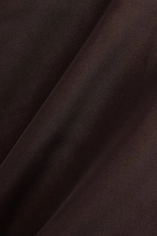 Norma Kamali Satin Midi Dress