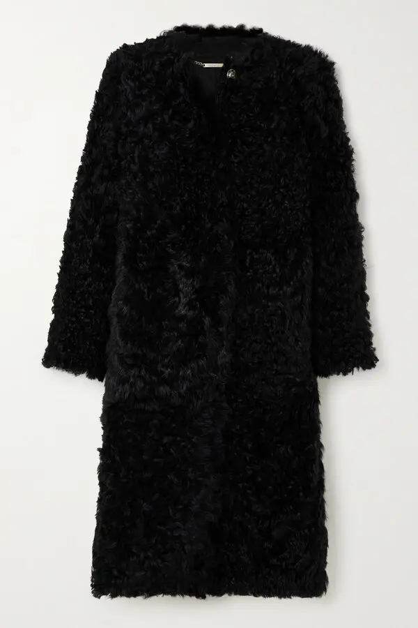 Nour Hammour Net Sustain Sierra Shearling Coat