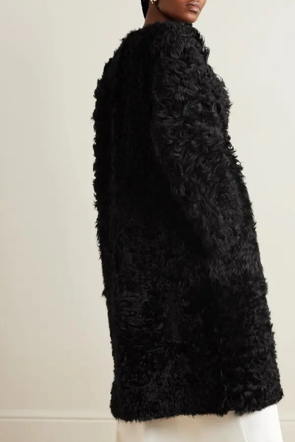Nour Hammour Net Sustain Sierra Shearling Coat