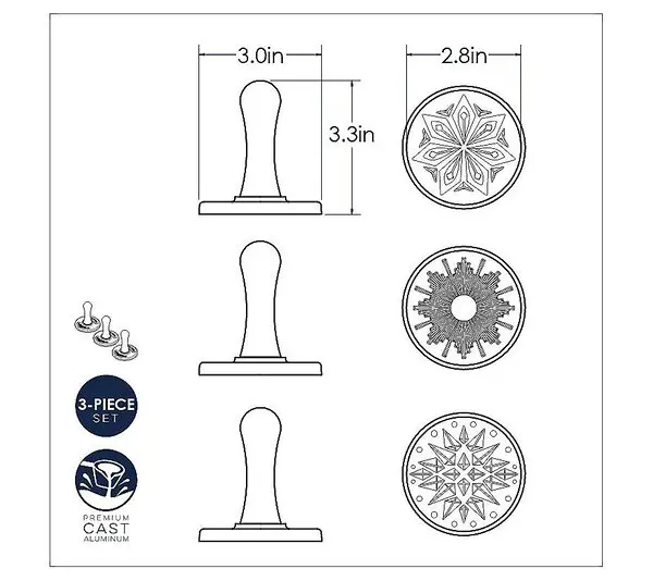 NORDICWARE Starry Night Cookie Stamps