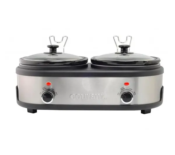 COURANT 5-quart Double Slow Cook Er
