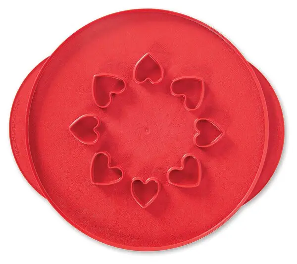 NORDICWARE Lattice & Hearts Pie Top Cutter
