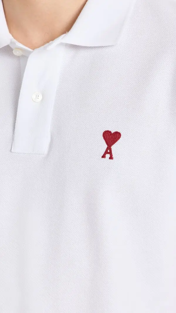 AMI Paris De Coeur Polo Shirt