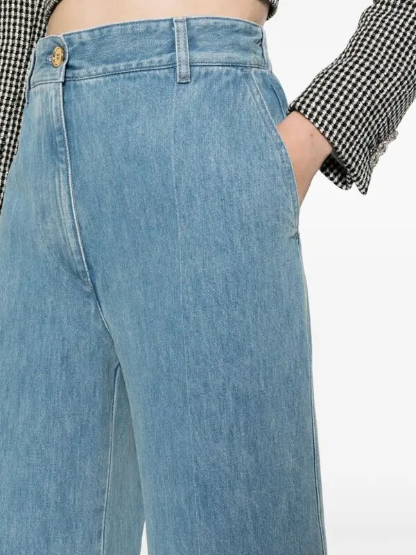 PATOU Iconic Cuffed Jeans - Blue