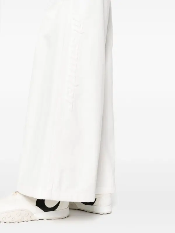 JIL SANDER Wide-leg Trousers - White