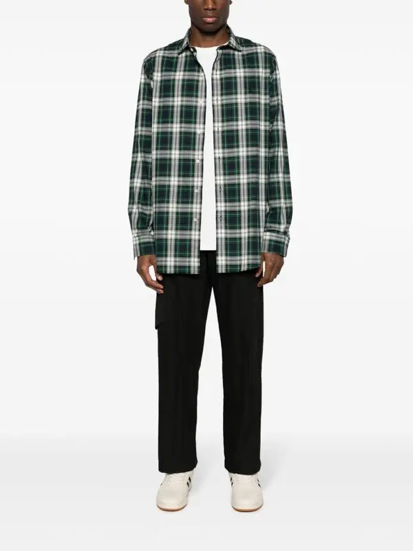 Polo Ralph Lauren Oxford Plaid Cotton Shirt - Green
