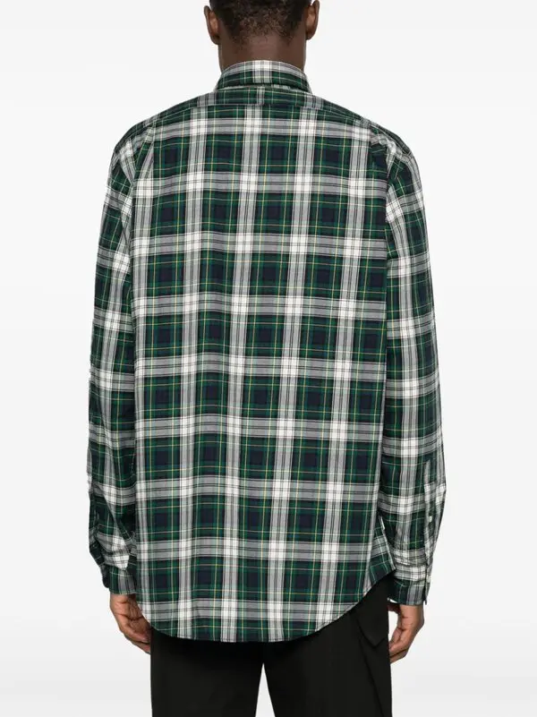 Polo Ralph Lauren Oxford Plaid Cotton Shirt - Green