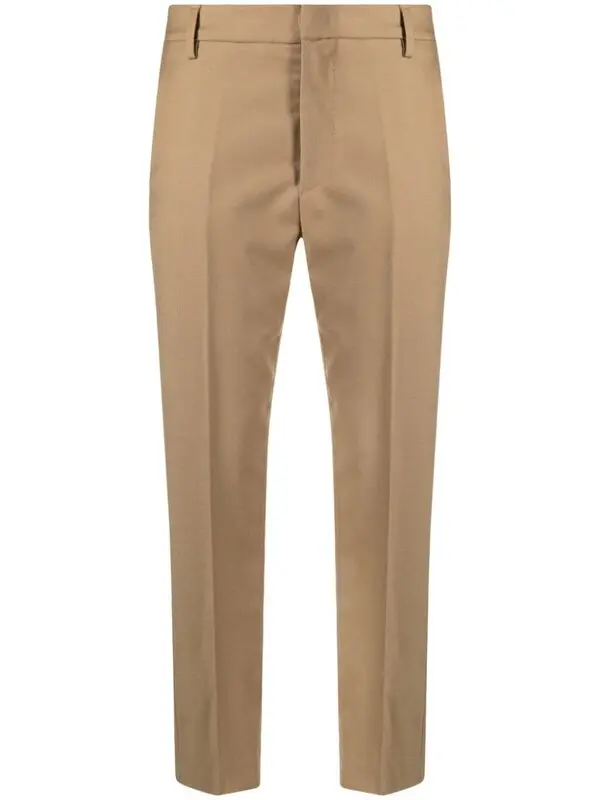 DONDUP Nima Cropped Trousers - Brown