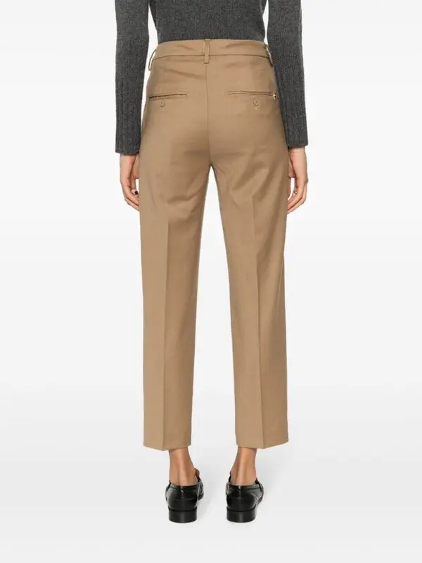DONDUP Nima Cropped Trousers - Brown