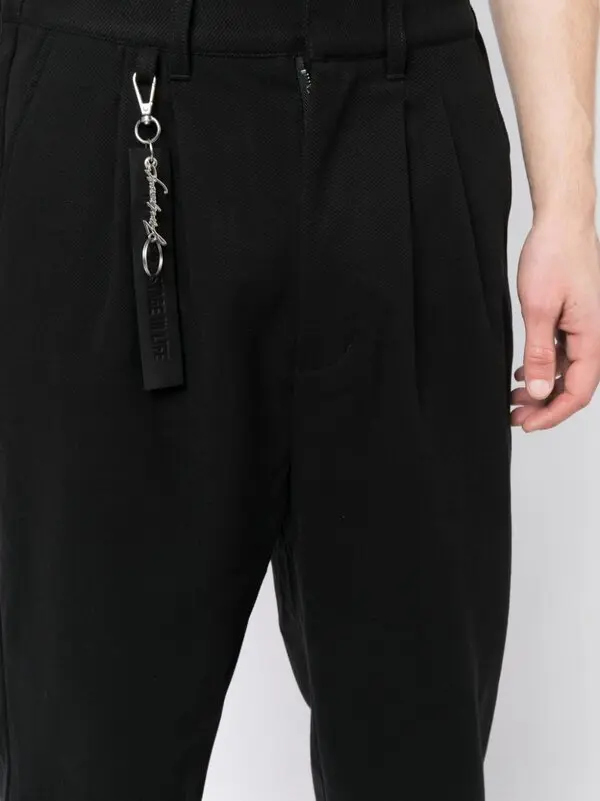Izzue Straight-leg Twill Trousers
