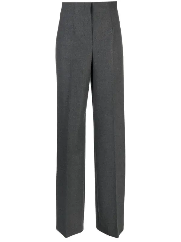 Alberta Ferretti Virgin Wool Wide-leg Trousers