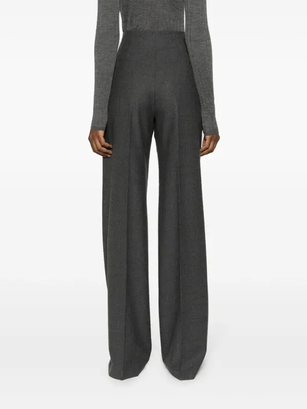 Alberta Ferretti Virgin Wool Wide-leg Trousers