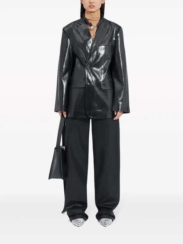 MAISON MARGIELA Coated Single-breasted Blazer